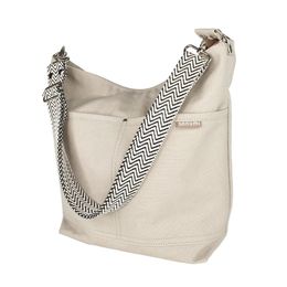 Sanumi Umh&auml;ngetasche 'Canvas Hobobag' Damen Gr&ouml;&szlig;e One Size greige