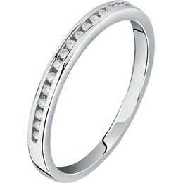 Christ Ring Damen Gr&ouml;&szlig;e 60 transparent / wei&szlig;