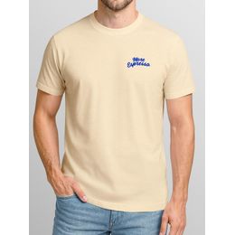 Neverless Shirt 'More Espresso' Herren Gr&ouml;&szlig;e S beige