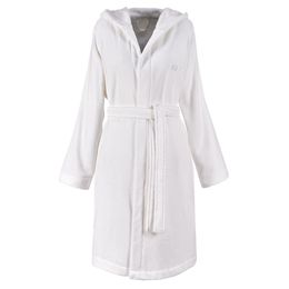 BOSS home Bademantel lang 'PLAIN' Damen Gr&ouml;&szlig;e XL offwhite