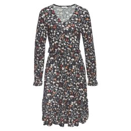 Lascana Kleid Damen Gr&ouml;&szlig;e 46 hellbeige / orange / dunkelrot / schwarz Sommerkleid