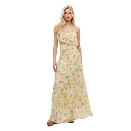 No Matter What Kleid Damen Gr&ouml;&szlig;e 38 beige / creme / gelb / gr&uuml;n Sommerkleid