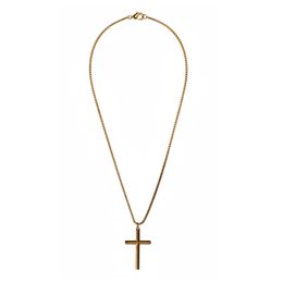 Eternal Kette 'Klassische Kreuz' Herren Gr&ouml;&szlig;e 55cm gold