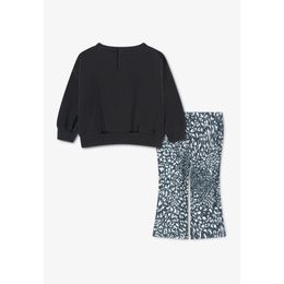 Nike Sportswear Set M&auml;dchen Gr&ouml;&szlig;e 98/104 taubenblau / schwarz / wei&szlig;