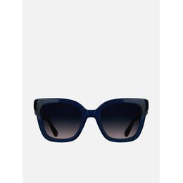 Longchamp Sonnenbrille Damen Gr&ouml;&szlig;e 53 blau