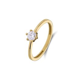 Lucardi Ring 'Statement' Damen Gr&ouml;&szlig;e 53 gold
