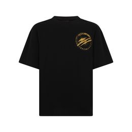 Plein Sport T-Shirt 'Chrome Scratch Edition' Herren Gr&ouml;&szlig;e M goldgelb / schwarz