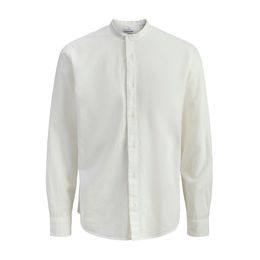 Jack & Jones Plus Jack & Jones Plus Button Up Shirt 'JJEBreeze' male size 4XL White