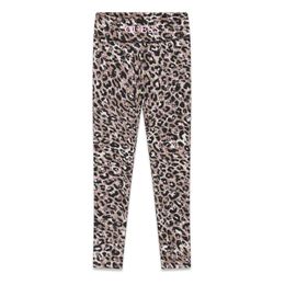 Guess Leggings M&auml;dchen Gr&ouml;&szlig;e 164 ecru / brokat / rosa / schwarz