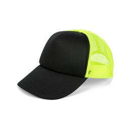 styleBREAKER Cap 'Trucker Cap 5-Panel Mesh' Damen Gr&ouml;&szlig;e 54/64 neongelb