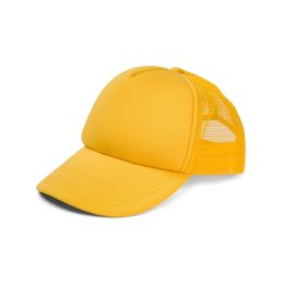 styleBREAKER Cap 'Trucker Cap 5-Panel Mesh' Damen Gr&ouml;&szlig;e 54/64 goldgelb