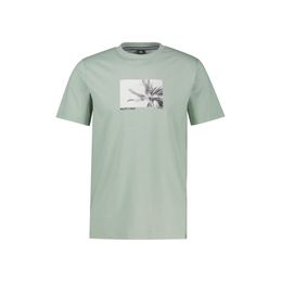 Lerros Baumwoll T-Shirt mit Motiv-Print und bequemem Rundkragen Herren Gr&ouml;&szlig;e XL gr&uuml;n