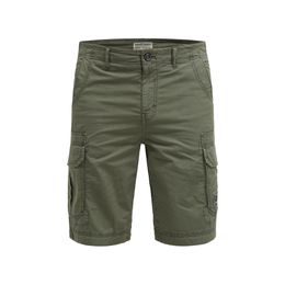 CAMP DAVID Cargo Shorts mit tonigen Tapes Herren Gr&ouml;&szlig;e 38 gr&uuml;n