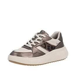 Rieker Sneaker Damen Gr&ouml;&szlig;e 43 hellbeige / bronze / schwarz Sommerschuhe