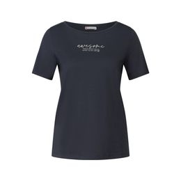 Street One T-Shirt Damen Gr&ouml;&szlig;e L marine / grau