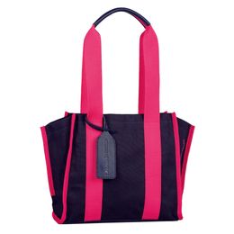 Tom Tailor Denim Shopper 'Alani' Damen Gr&ouml;&szlig;e One Size dunkelblau / pink