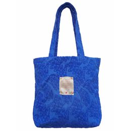 Liks. Munich Handtasche 'Tasche Frottee - SonjaC' Damen Gr&ouml;&szlig;e 22 mm blau