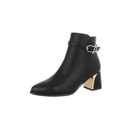 Ital-Design Stiefelette Damen Gr&ouml;&szlig;e 39 schwarz