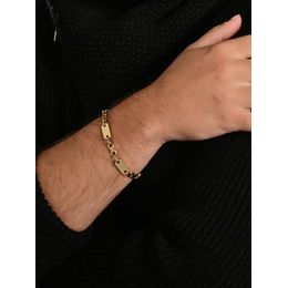 Akzent Armband 'Ino, langlebig' Herren Gr&ouml;&szlig;e 19 cm gold