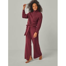 You Look Perfect Hausanzug 'LOUNGEWEAR SET - Eve & Bailey' Damen Gr&ouml;&szlig;e L bordeaux
