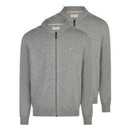 Redmond Strickjacke 'Basic' Herren Gr&ouml;&szlig;e XXXL grau