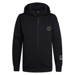 PETROL INDUSTRIES Zip-Up Hoodie 'Siskiyou' boy size 164 Black / White