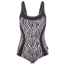 Beco The World Of Aquasports Badeanzug 'Zebra Vibes' Damen Gr&ouml;&szlig;e XXL schwarz