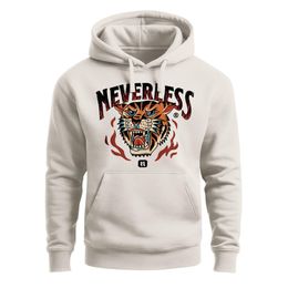 Neverless Sweatshirt 'Tiger' Herren Gr&ouml;&szlig;e XS beige