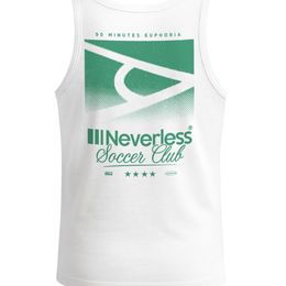 Neverless Shirt 'soccer club' Herren Gr&ouml;&szlig;e XXXL wei&szlig;
