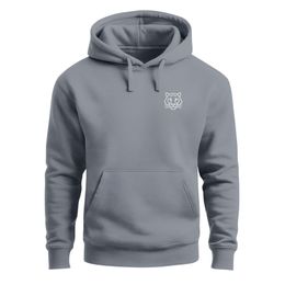 Neverless Sweatshirt 'Polygon Tiger' Herren Gr&ouml;&szlig;e M grau