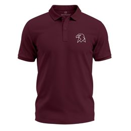 Neverless Shirt 'Adler Polygon' Herren Gr&ouml;&szlig;e XS bordeaux