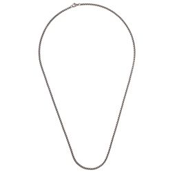 Akitsune Kette 'Bacas' Herren Gr&ouml;&szlig;e 80 cm silbergrau / silber