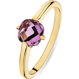 Christ Ring Damen Gr&ouml;&szlig;e 60 gold / lila