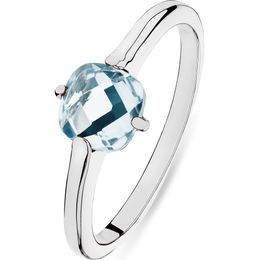 Christ Ring female size 54 Blue / Silver
