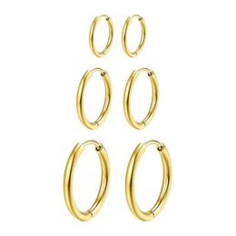 Hey Happiness Ohrringe 'Stack Trio' Damen Gr&ouml;&szlig;e One Size gold