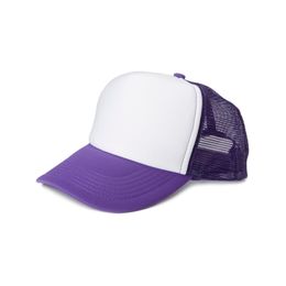 styleBREAKER Cap 'Trucker Cap 5-Panel Mesh' Damen Gr&ouml;&szlig;e 54/64 lila