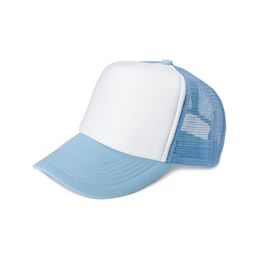 styleBREAKER Cap 'Trucker Cap 5-Panel Mesh' Damen Gr&ouml;&szlig;e 54/64 hellblau