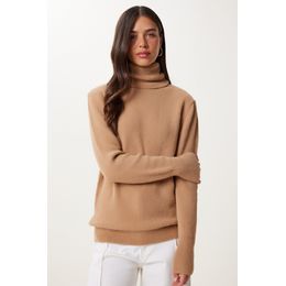 Happiness İstanbul Pullover Damen Gr&ouml;&szlig;e XS/XL camel