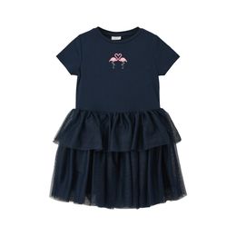 s.Oliver Dress girl size 128 Navy / Pastel pink / Light pink
