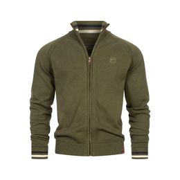 INDICODE Jeans Strickjacke 'Arutemia' Herren Gr&ouml;&szlig;e XL gr&uuml;n