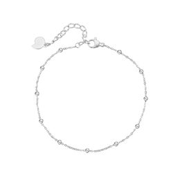 Hey Happiness Fu&szlig;schmuck 'Mini Beads' Damen Gr&ouml;&szlig;e One Size silber