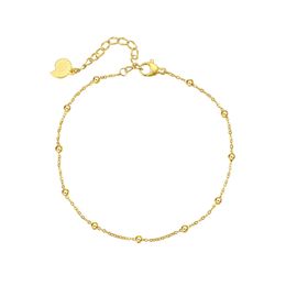 Hey Happiness Fu&szlig;schmuck 'Mini Beads' Damen Gr&ouml;&szlig;e One Size gold