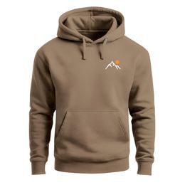 Neverless Sweatshirt 'Mountain Sun' Herren Gr&ouml;&szlig;e S braun