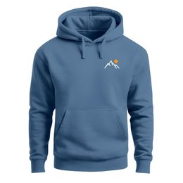 Neverless Sweatshirt 'Mountain Sun' Herren Gr&ouml;&szlig;e M blau