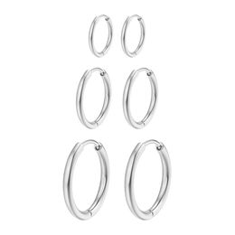 Hey Happiness Ohrringe 'Stack Trio' Damen Gr&ouml;&szlig;e One Size silber