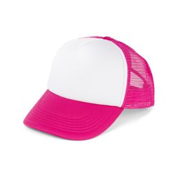 styleBREAKER Cap 'Trucker Cap 5-Panel Mesh' Damen Gr&ouml;&szlig;e 54/64 himbeer