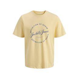 Jack & Jones Jack & Jones T-Shirt Herren Gr&ouml;&szlig;e L blau / pastellgelb
