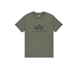 Alpha Industries Shirt 'Basic Logo' male size M Olive