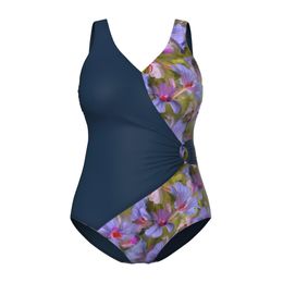 Ulla Popken Badeanzug Damen Gr&ouml;&szlig;e XXL/XXXL dunkelblau