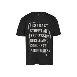 QS Shirt Herren Gr&ouml;&szlig;e XXL grau / schwarz